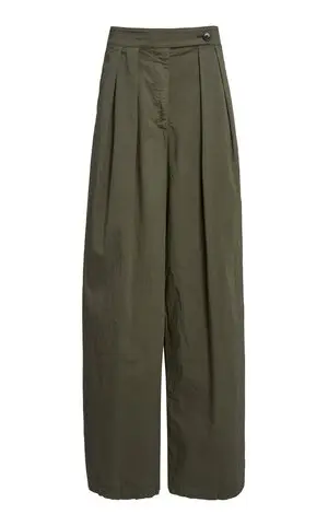 DRIES VAN NOTEN Dries Van Noten Cotton-Blend Wide-Leg Trousers