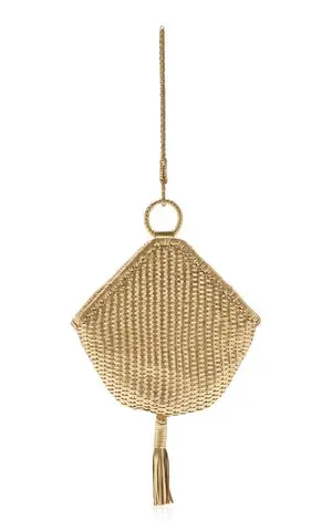 BEMBIEN Esme Woven Leather Bag - Gold