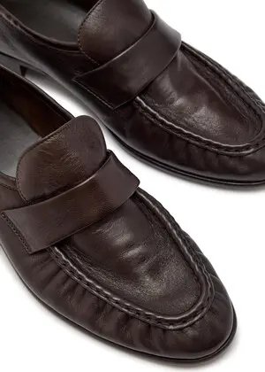 THE ROW Soft Leather Loafers