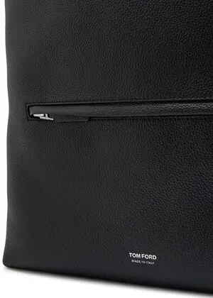 TOM FORD Grained Leather Bucket Bag