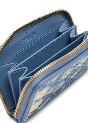 COACH Embellished And Leather Wallet