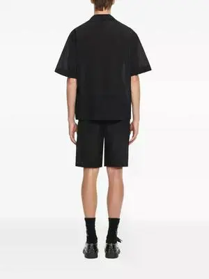 Off-White Handstyle Logo Organza Bowling Shorts