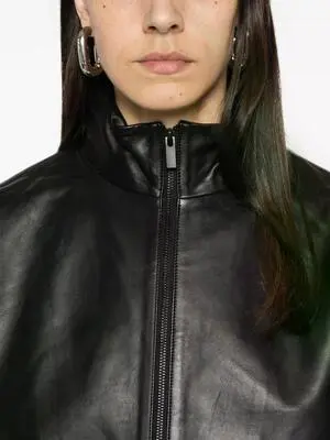 ST. AGNI Cocoon Leather Jacket