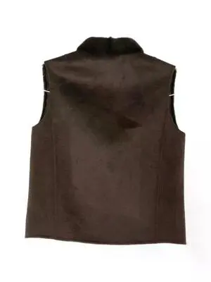 LISKA Fur-panelled Sleeveless Gilet