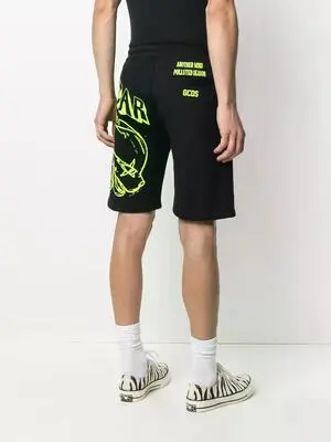 Gcds Graffiti Print Track Shorts