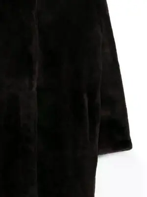 MANZONI 24 Shearling Spread-collar Reversible Coat