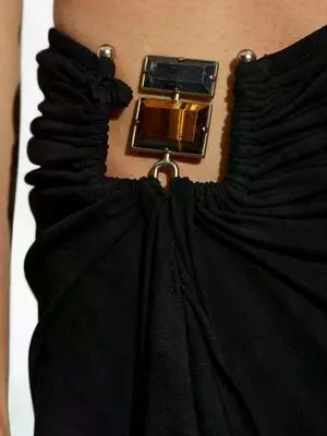 Christopher Esber Bezel Quartz Cascade Maxi Skirt