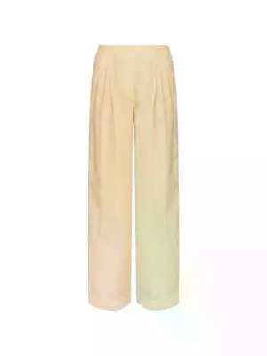 FORTE_FORTE Pleated-detail Linen Trousers - Neutrals