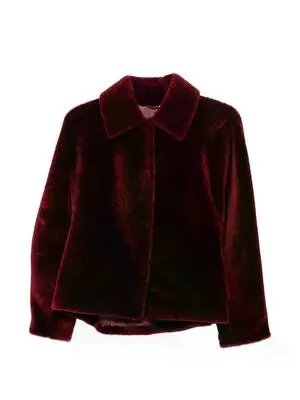MANZONI 24 Shearling Jacket - Red