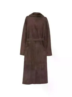 MANZONI 24 Belted Shearling Coat