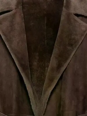 MANZONI 24 Belted Shearling Coat
