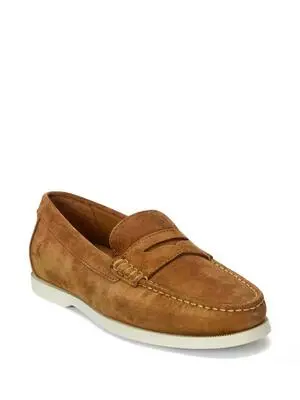 Polo Ralph Lauren Merton Suede Penny Loafers - Brown