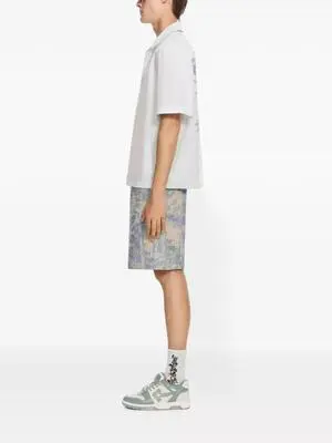 Off-White City Nature Poplin Bowling Shirt
