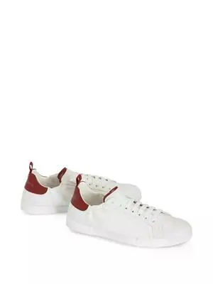 Dolce & Gabbana Portofino Calfskin Sneakers - White