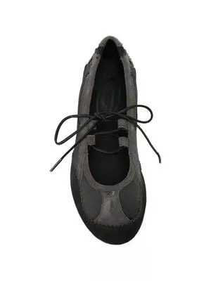 DIESEL® Lace-up Panelled Ballet Flats