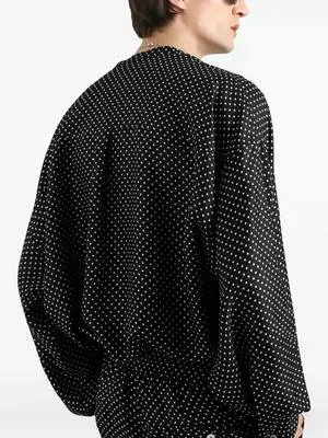 Dolce & Gabbana Polka-dot Silk Shirt