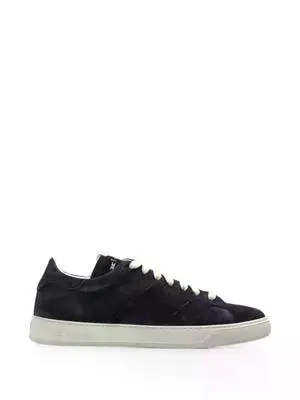 Kiton Suede Leather Sneakers - Blue