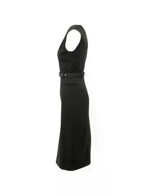 Pinko Belted Sleeveless Dress