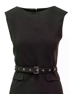 Pinko Belted Sleeveless Dress
