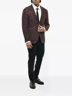Corneliani Notch-lapel Blazer - Red