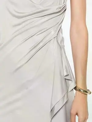 Versace Sleeveless Draped Gown