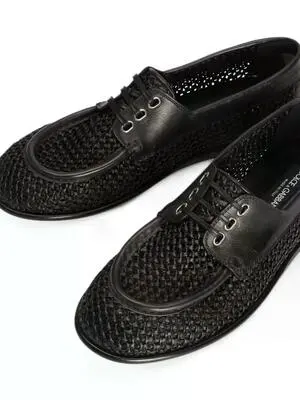 Dolce & Gabbana Derby Shoes In Raffia
