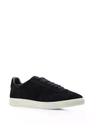 Kiton Lace-up Leather Sneakers
