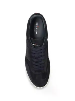 Kiton Lace-up Leather Sneakers