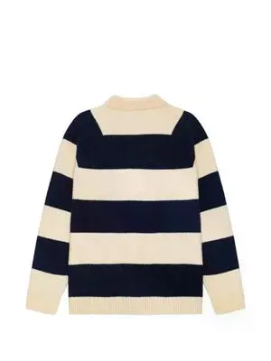 LES DEUX Striped Long-sleeve Sweater