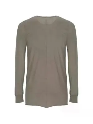 Rick Owens Raw-cut Long-sleeve Sweater - Grey