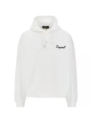 Dsquared2 Logo-embroidered Drawstring Hoodie