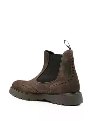 DOUCAL'S Brogue Detail Chelsea Boots