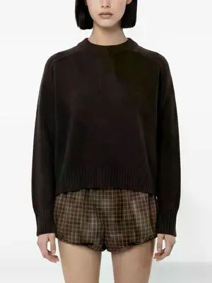 Soeur Ribbed-knit Raglan-sleeve Sweater