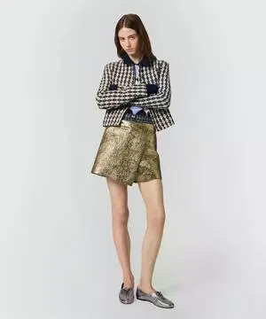 MSGM Diamond-pattern Button-up Jacket
