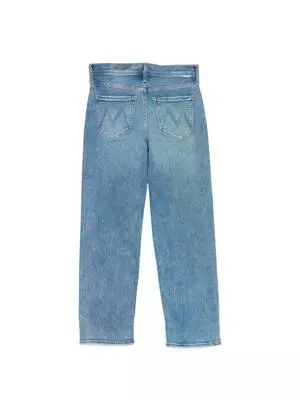 MOTHER Whiskered Faded-effect Jeans
