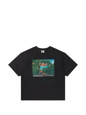 BILLIONAIRE BOYS CLUB Wild Ss Knit Graphic-print T-shirt - Black