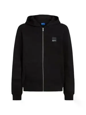 Karl Lagerfeld Waffle Zip-up Hoodie
