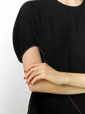 Yoko London 18kt White Gold Diamond Ring - Silver