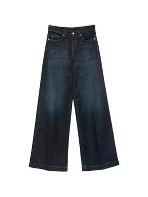NINE:INTHE:MORNING Nadia Wide-leg Jeans - Blue