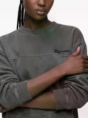 Karl Lagerfeld Boxy Washed Sweatshirt