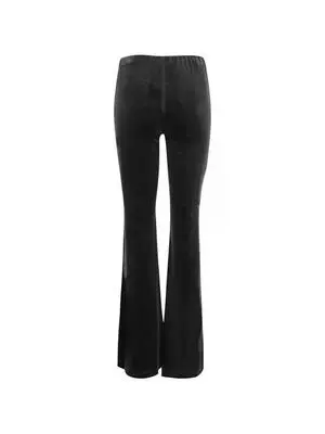 F.IT Velvet-effect Flared Trousers