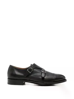 DOUCAL'S Double-buckle Monk Shoes - Black