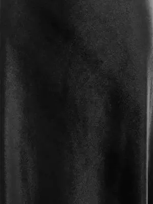 F.IT Velvet-effect High-waisted Midi Skirt