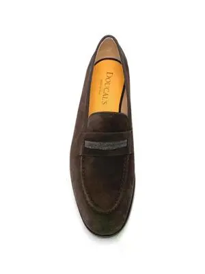 DOUCAL'S Eleanor Bead-embellished Loafers