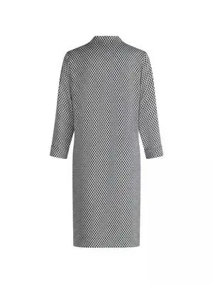 BETTY BARCLAY Geometric Print Three-quarter Sleeve Mini Dress
