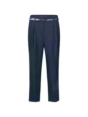 BETTY BARCLAY Belted Pleated Trousers