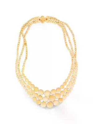 Vintage Triple-strand Beaded Necklace