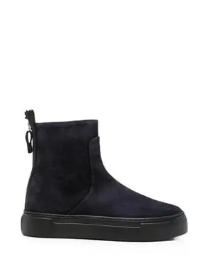Agl Meghan Rear-zip Boots - Blue