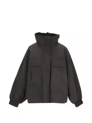 Max Mara Drawstring High-neck Jacket - Black