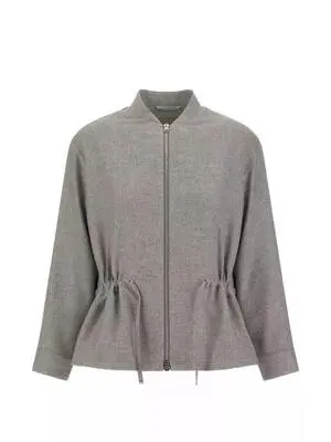 Herno Resort Drawstring-waist Parka Coat - Grey